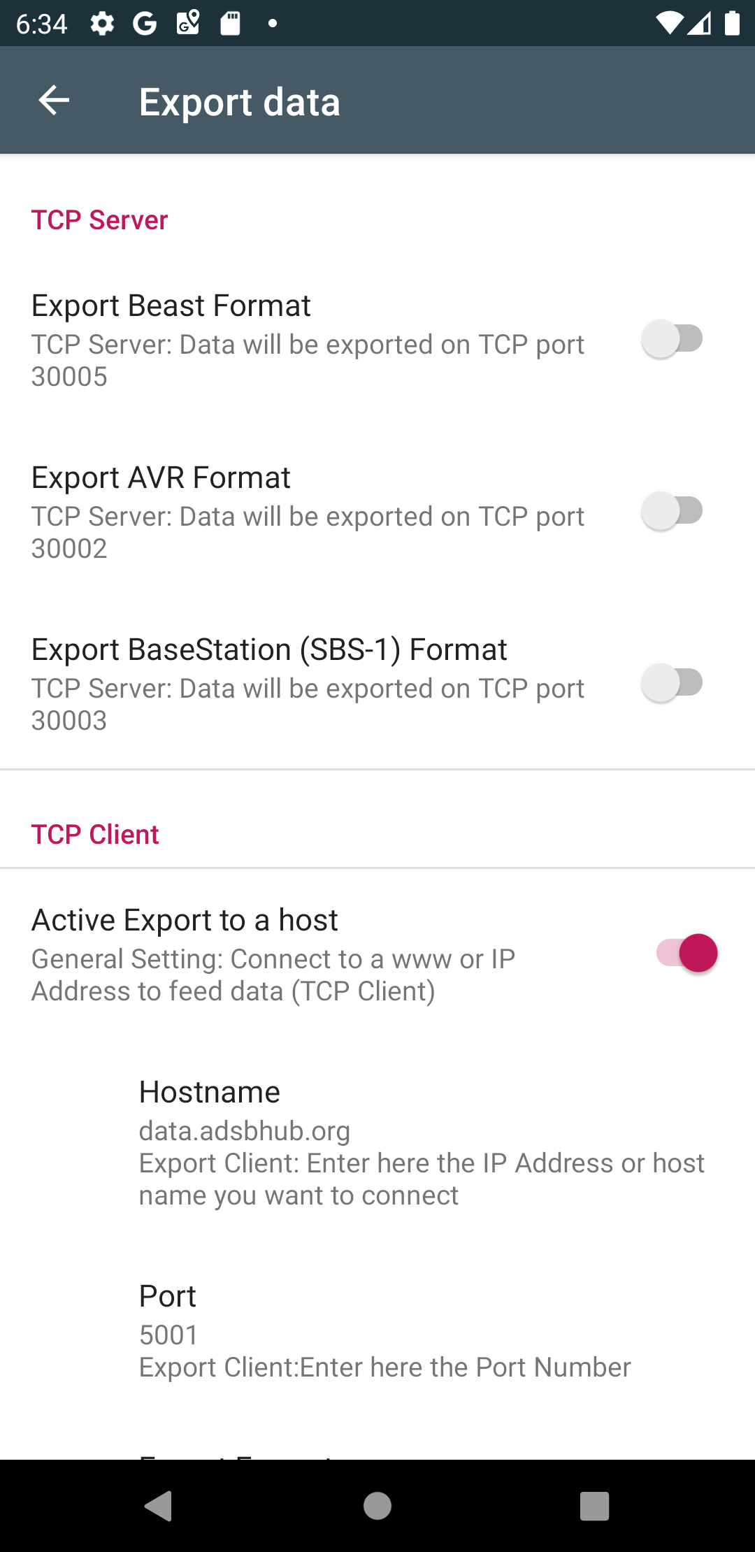 Dump1090 Export - ebcTech.eu